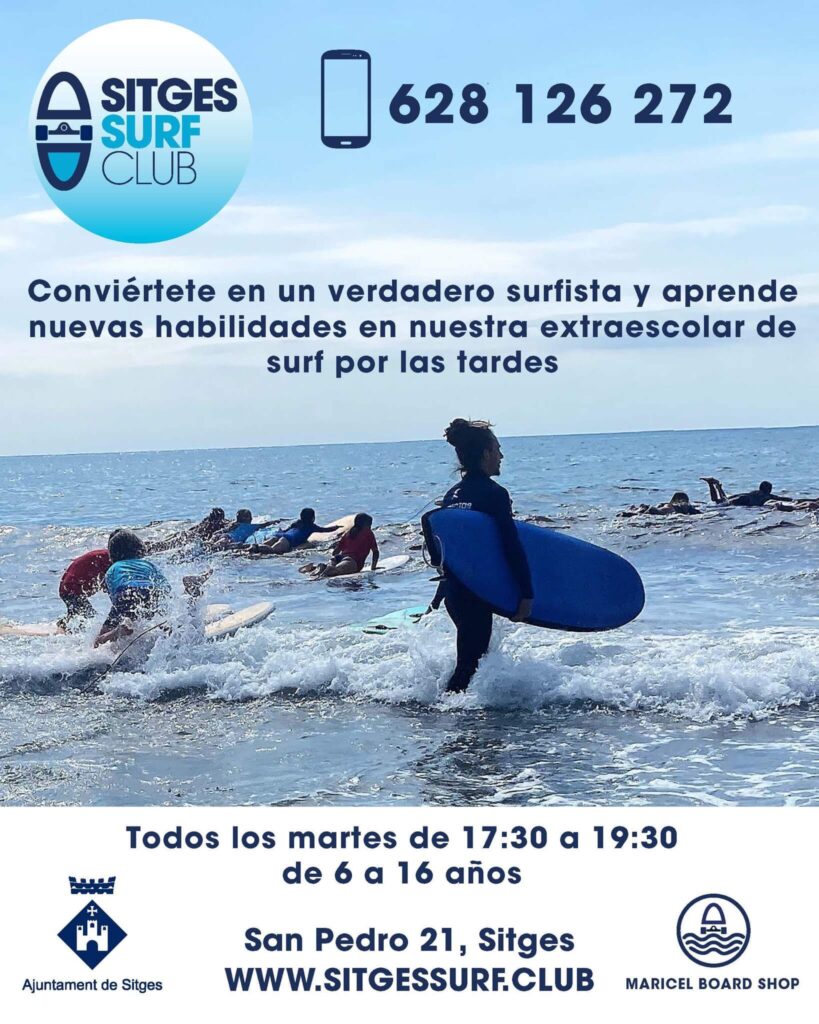 Extraescolares con Sitges Surf Club – Surf Boardiccion